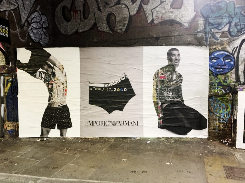 Thom Thom Club Adbusting | Shoreditch Street Art Tours London Street ...